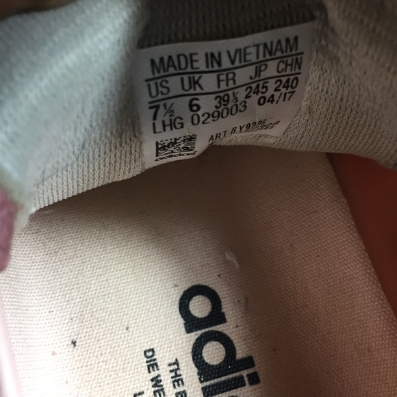 adidas | Shoes | Adidas Women Pink Round Toe Lace Up Sneakers Shoes ...